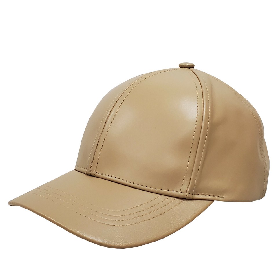 Emstate Mens Womens Genuine Cowhide Leather Baseball Cap Many Colors ...