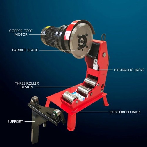 Pipe Cutting Machine Steel Pipe Hydraulic Fire Galvanized Pipe Cutting ...