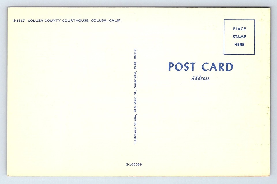 Postcard Colusa County Courthouse in Colusa California CA | eBay