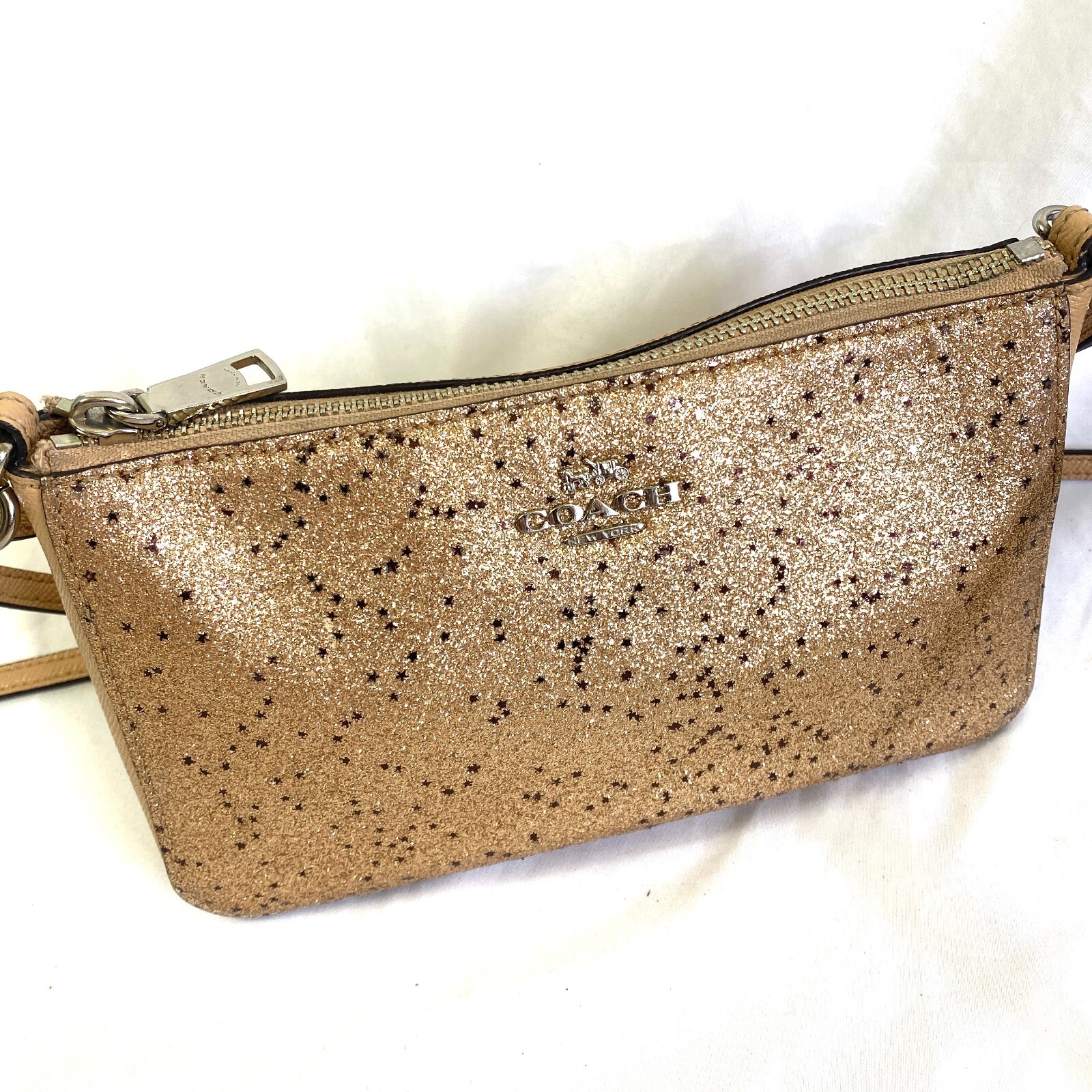 Coach Rose Gold Crossbody Star Glitter Bag Convertibl… - Gem