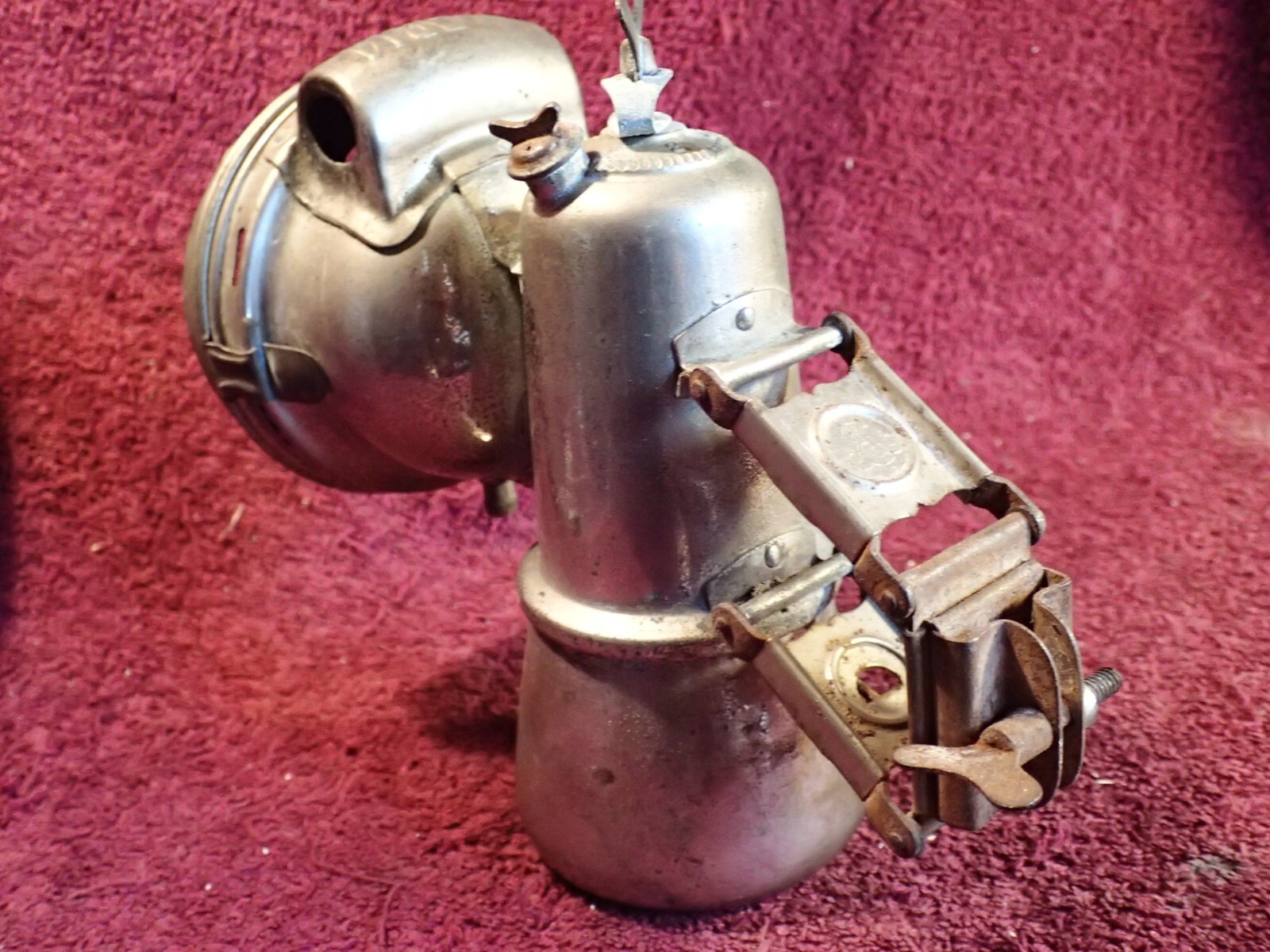 VINTAGE ANTIQUE BICYCLE CARBIDE LAMP LANTERN GLORIA | eBay