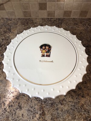 Hummel Danbury Mint Hostess Collection Pedestal Cake Stand Display ...