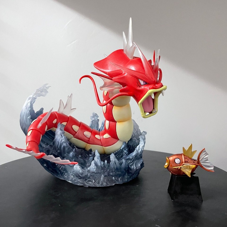 anime Game Red Gyarados anger figure Statue toys Nobox 20cm | eBay