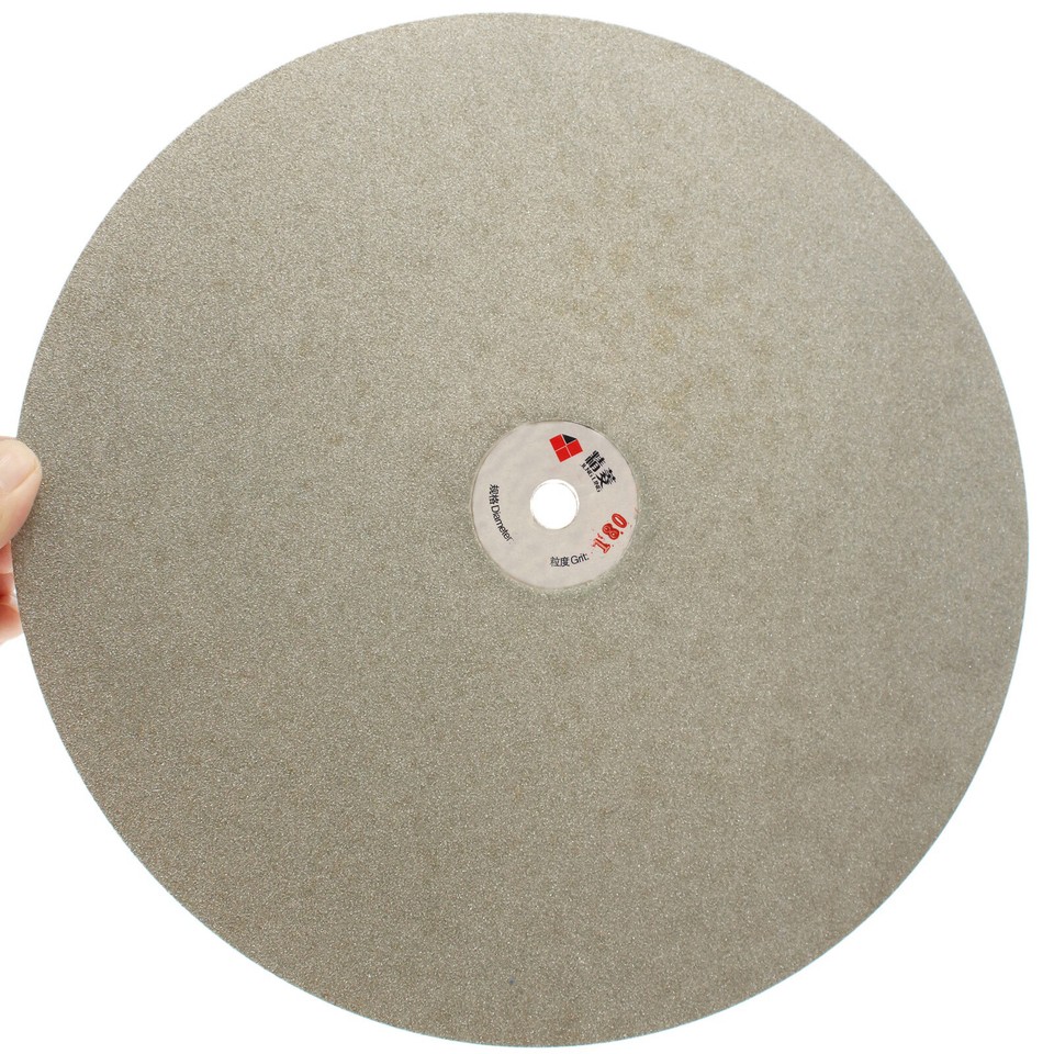 12" inch Diamond Grinding Disc Grit 46-2000 Flat Lap Disk Abrasive ...