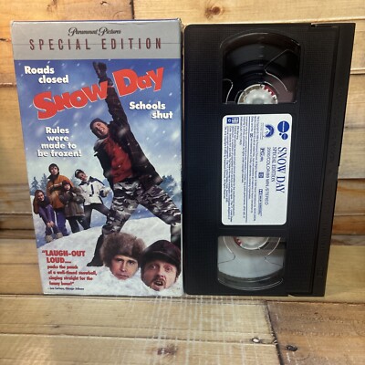 Snow Day VHS VCR Video Tape Used Nickelodeon Chevy Chase | eBay