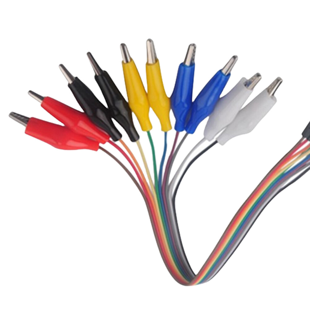 Alligator Clip Jumper Wire 20cm DIY Crocodile Clamps Jumper Wire (20cm ...