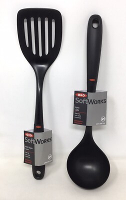 2-Pc Set OXO SoftWorks Nylon Square Turner / Spatula / Flipper & Nylon ...