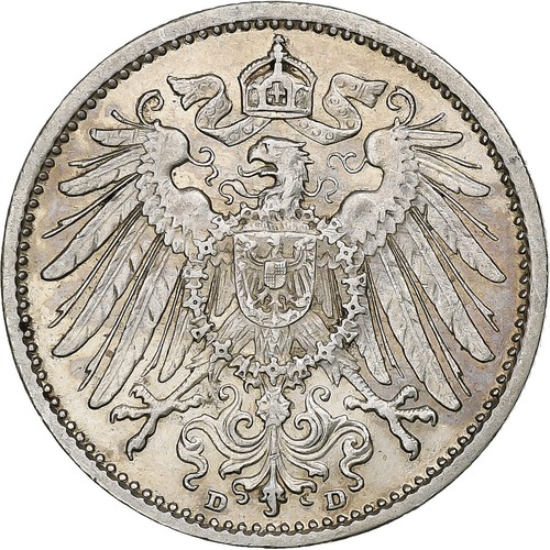 [#1114086] Münze, GERMANY - EMPIRE, Wilhelm II, Mark, 1909, Munich, SS+ ...