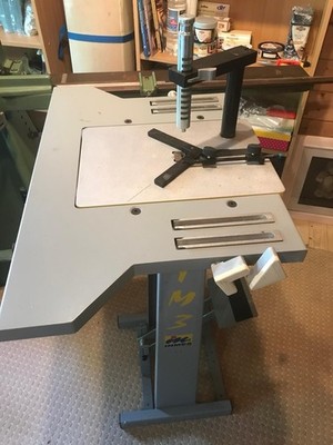 Inmes IM-3 SE Foot Operated Underpinner with Table for Picture Framing ...