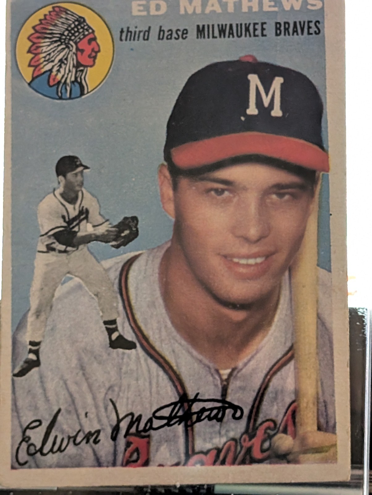 Eddie Mathews Baseball Cards Cross Two Eras