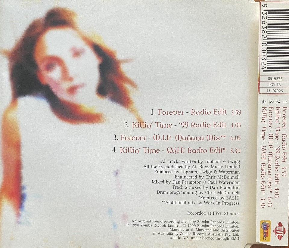 Tina Cousins Forever Australian CD single | eBay