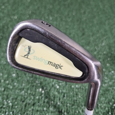 Swing Magic 5 Iron Swing Trainer Aid Golf Training Club Steel Shaft RH ...