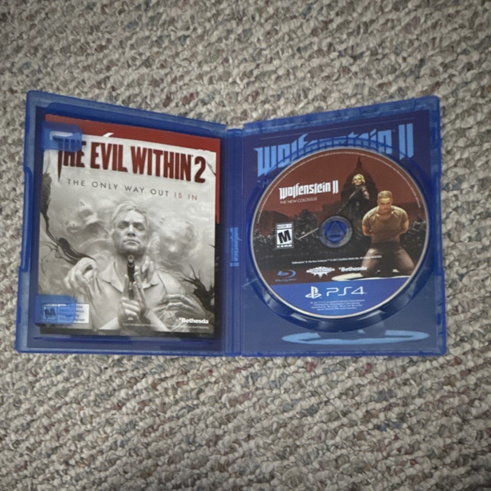 Bethesda Wolfenstein II: The New Colossus PS4 Shooter NTSC-U/C M Manual ...