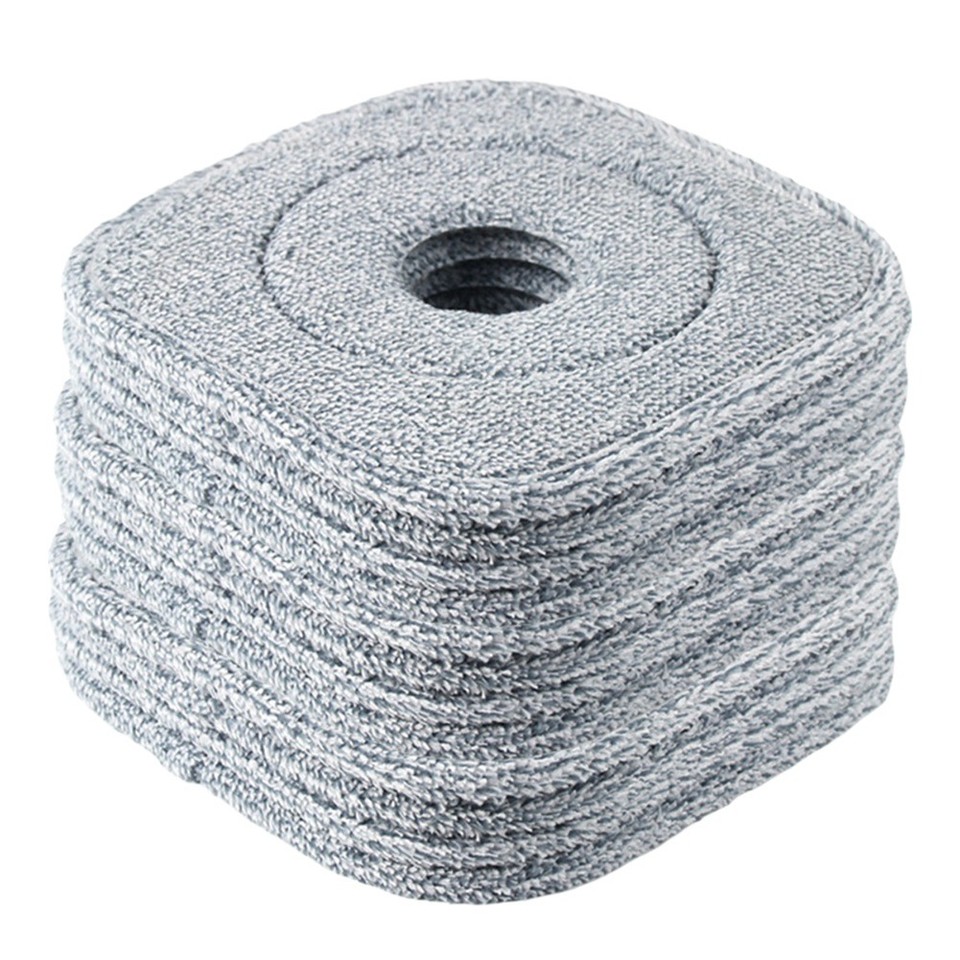 12 Pièces de Tampons de Nettoyage Lavables pour Balai à Franges Joybos ...