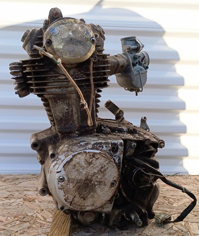 HONDA 100 99cc Motorcycle Engine, Rebuild Or Parts, Turns Freely, As ...