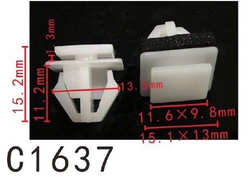 20pcs Fit Hyundai 863603L000 Front Bumper Push-Type Retainer by ...