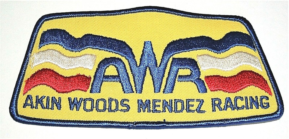 1970s AWR Akins Woods Mendez Racing Team GT Auto Race LG Patch New NOS ...