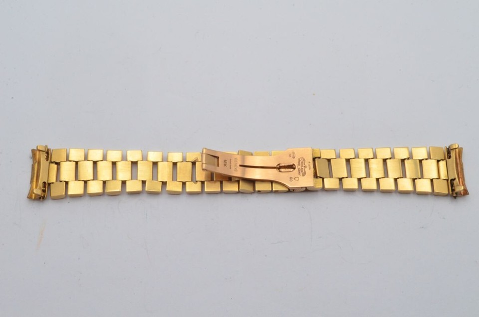 Rolex President Bracelet 20MM For Men's Watch 18K 750 Gold 1803 53 Ends ...