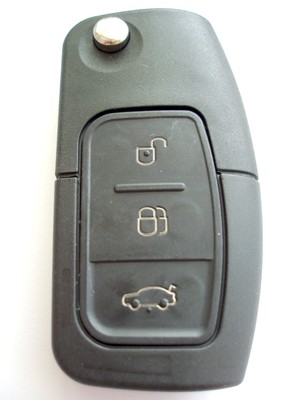RFC 3 button flip key case for Ford Fiesta MK7 2009 - 2016 remote fob ...