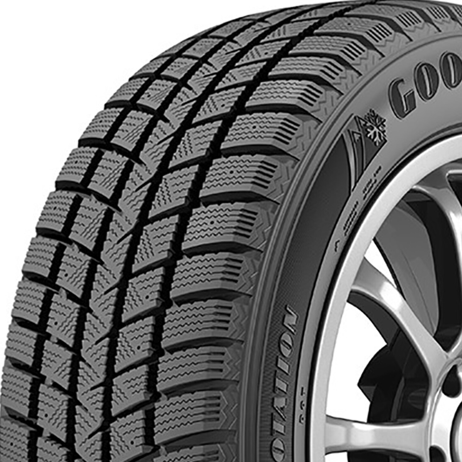 1 New Goodyear Winter Command - 235/55r17 Tires 2355517 235 55 17 | eBay