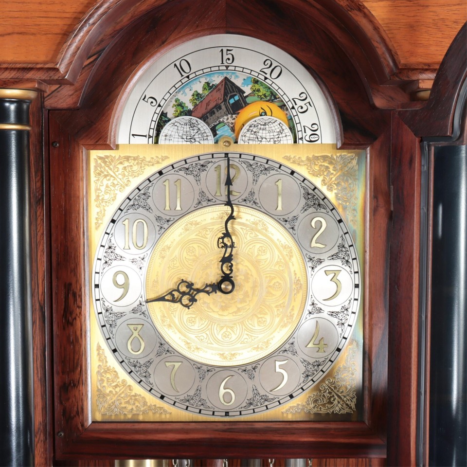 Colonial Chippendale Style 5 Tube Grandfather Clock Zeeland Michigan | eBay