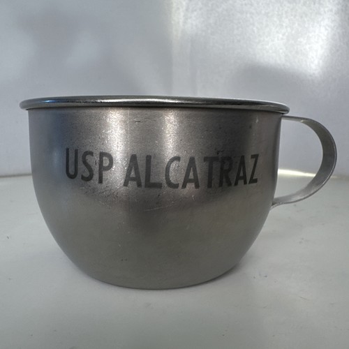 Souvenir USP Alcatraz Reproduction Prison Inmate Metal Drinking Cup/Mug ...