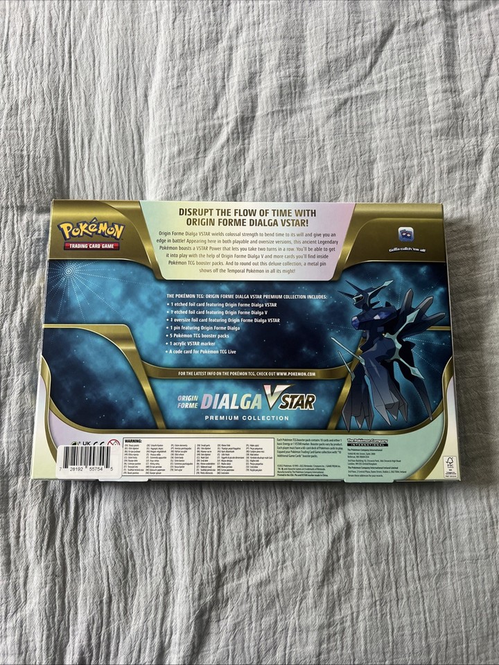Pokémon TCG Origin Forme Dialga VSTAR Premium Collection Box Set ...