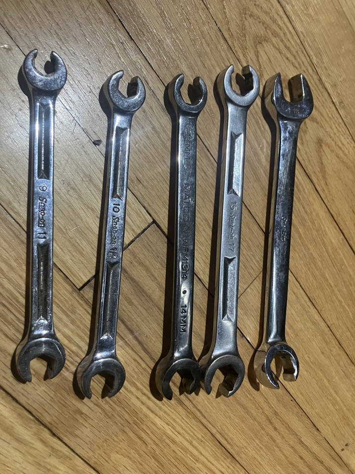 Snap-On Metric Flare Nut/ Brake Line Wrench Set (13/14 is Matco) Made ...