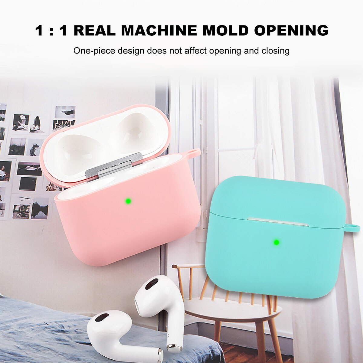 For Apple AirPods 3 Case 3rd Gen Generation Silicone Shockproof ...