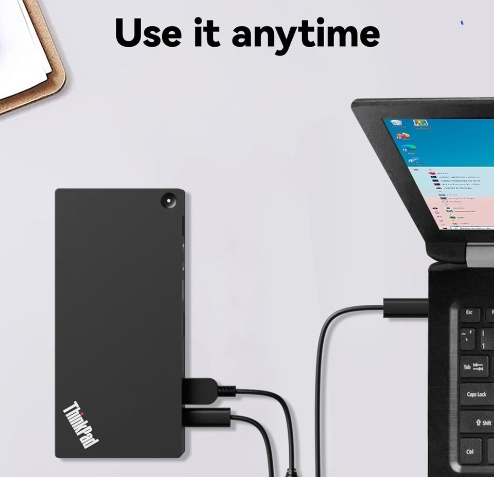 ThinkPad 40AY0090 Universal USB-C Docking Station for Lenovo Laptops, 3 ...