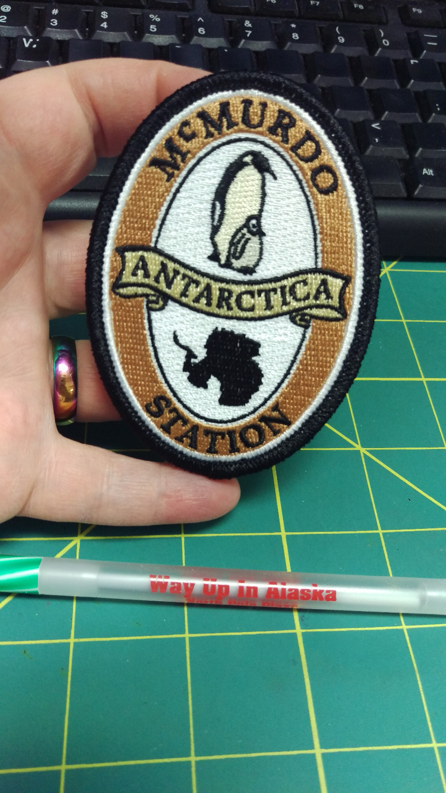 McMurdo Station Antarctica Embroidered Patch - we ship worldwide! New Unused | eBay