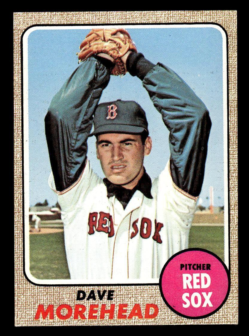 1968 Topps #212 Dave Morehead Boston Red Sox | eBay
