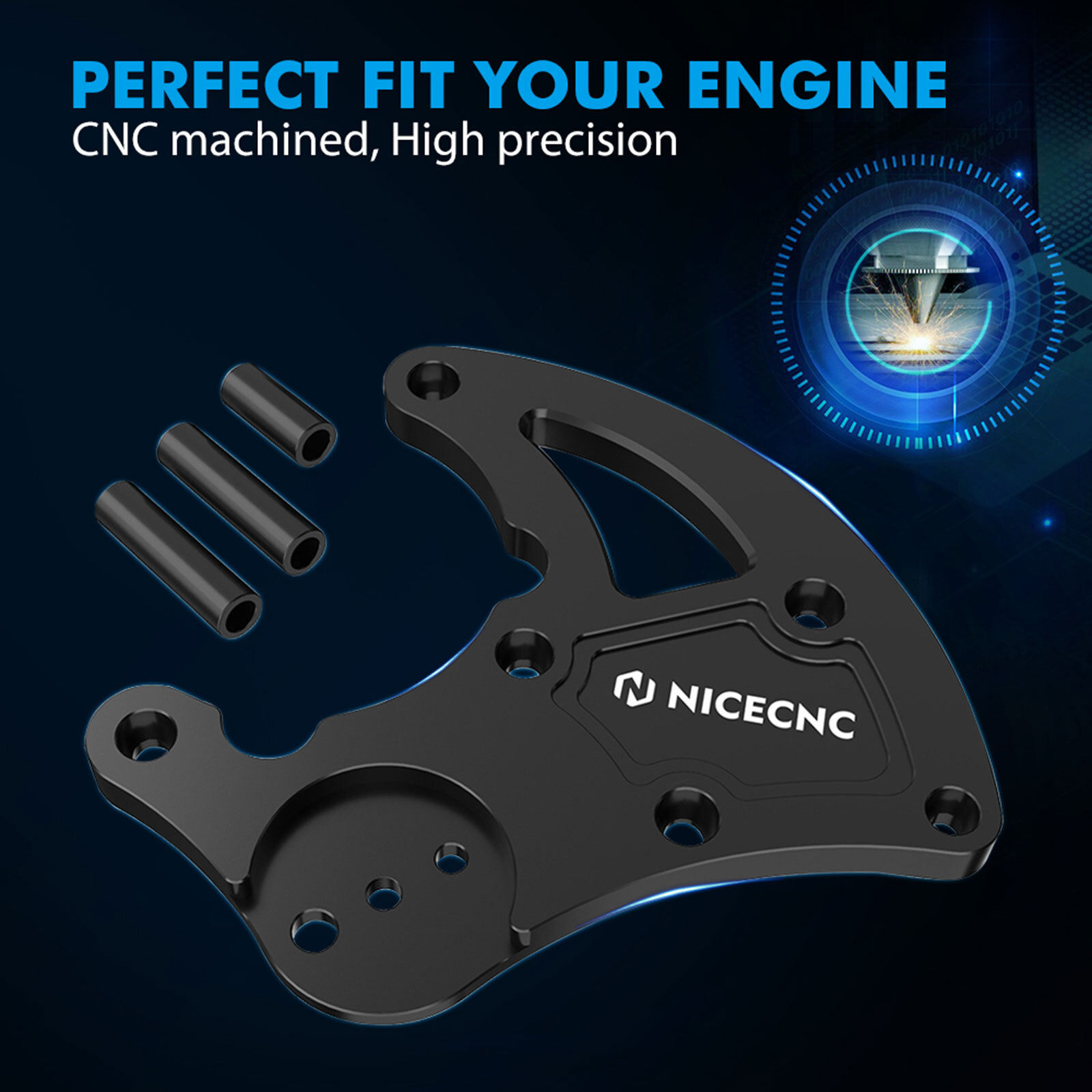 NICECNC For LS R4 High Mount A/C Bracket LS1 LS2 LS3 LS6 Vortec Truck ...