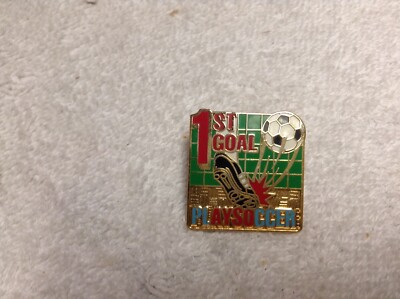 1ST GOAL PLAY SOCCER ENAMEL Metal Lapel Pin FREE SHIPPING | eBay