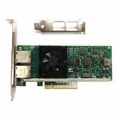 Dell Intel X540-T2 10GbE Dual Port Copper RJ-45 NIC Network Adapter US ...