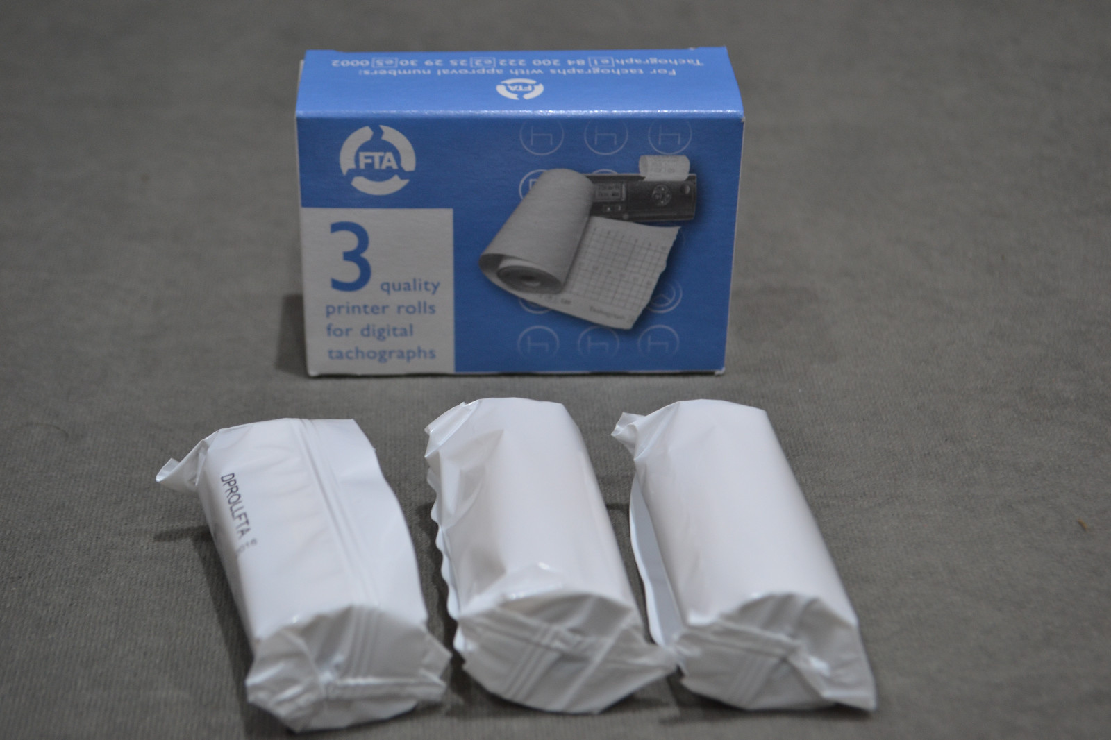 FTA Box Of 3 Quality Printer Rolls For Digital Tachographs Digi Roll ...