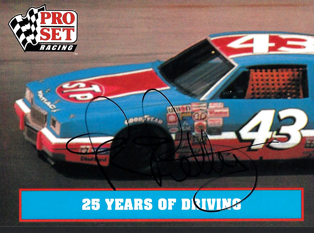 RICHARD PETTY - AUTOGRAPHED - 1991 PRO SET - PETTY FAMILY RACING - #38 ...