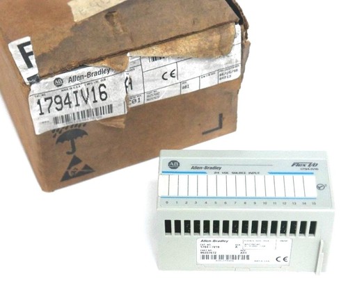 NEW ALLEN BRADLEY 1794-IV16 SER. A FLEX I/O 24VDC SOURCE INPUT MODULE ...