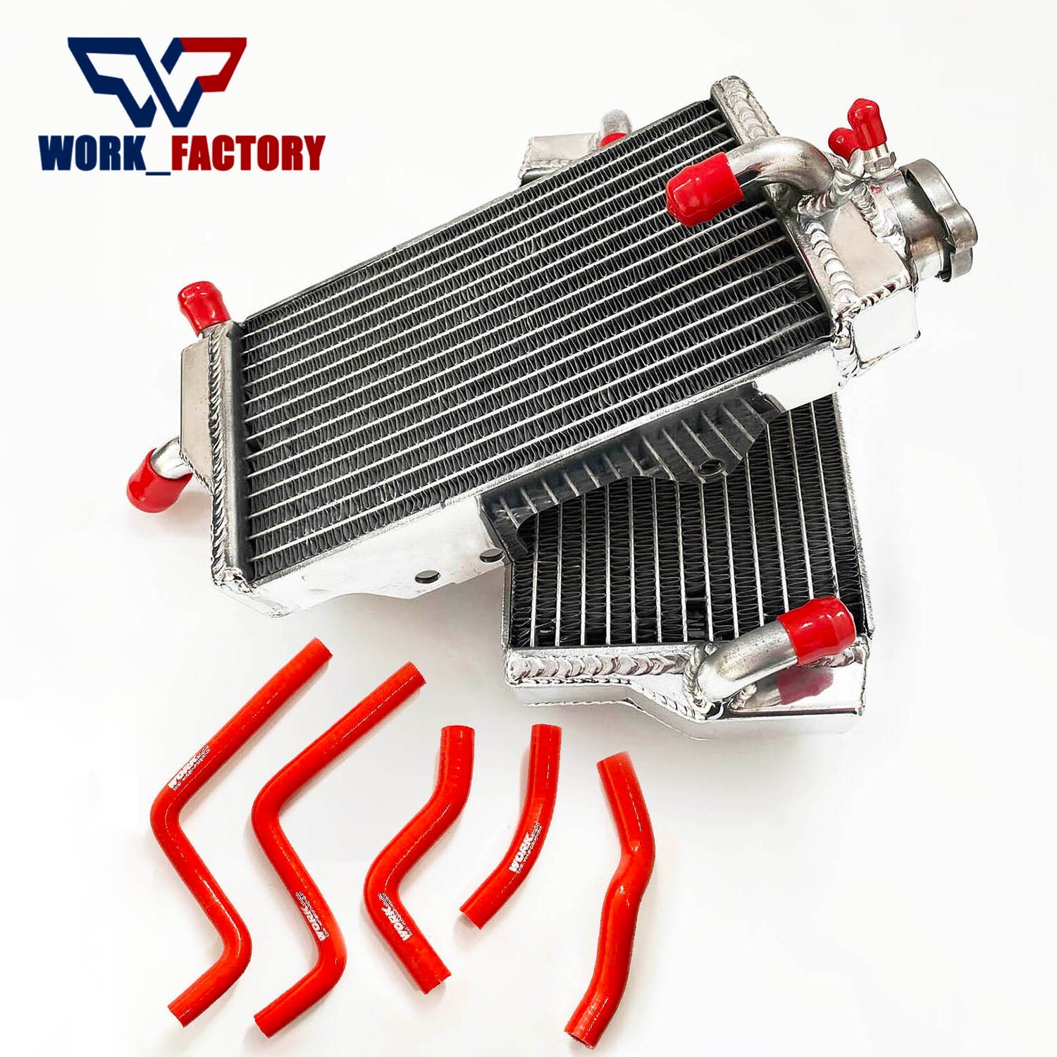 For Honda CR125R CR 125 R 2-stroke 2000-2001 00 01 Aluminum Radiator ...