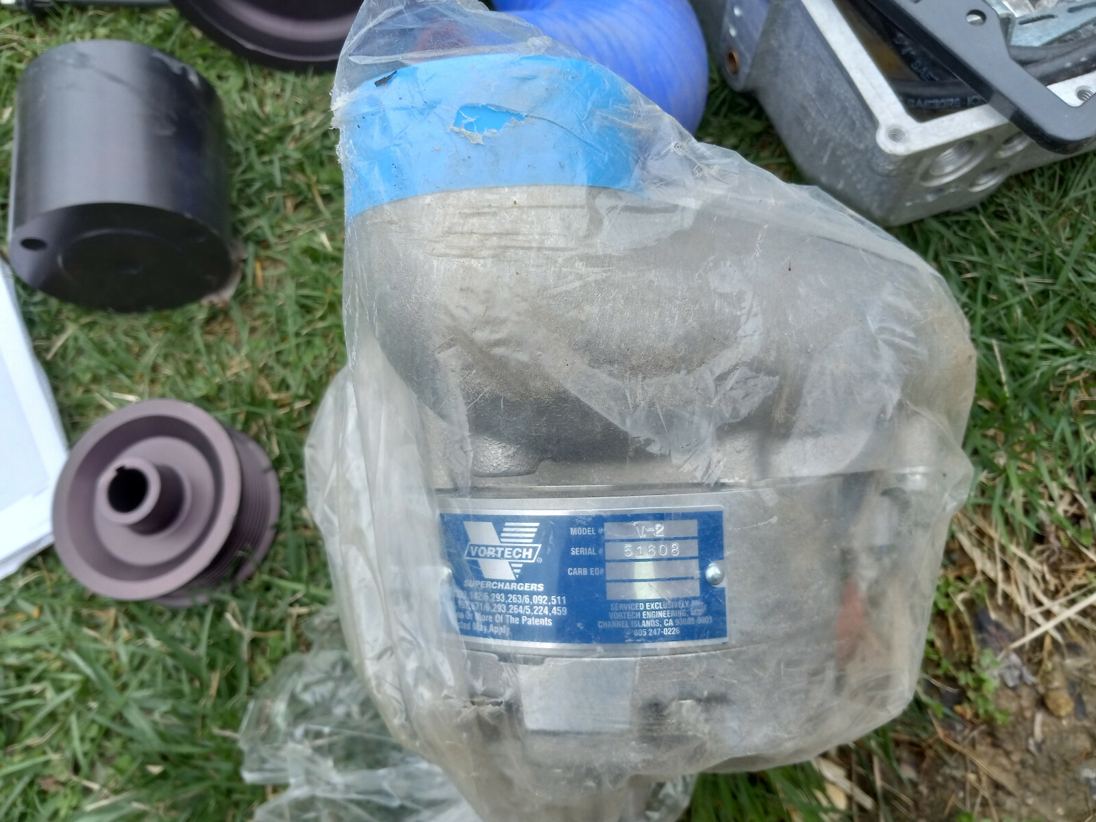 Vortech Universal Chevrolet Small Block Carbureted Supercharger 302 350 ...