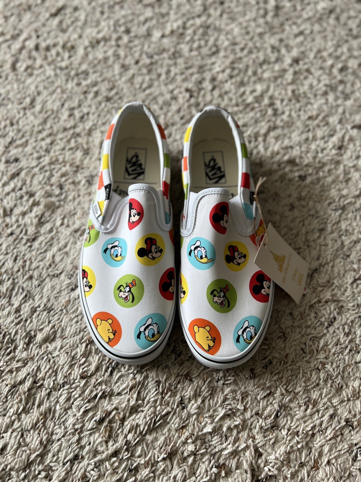 Vans Customs X Sesame Street Character Checkerboard Kids