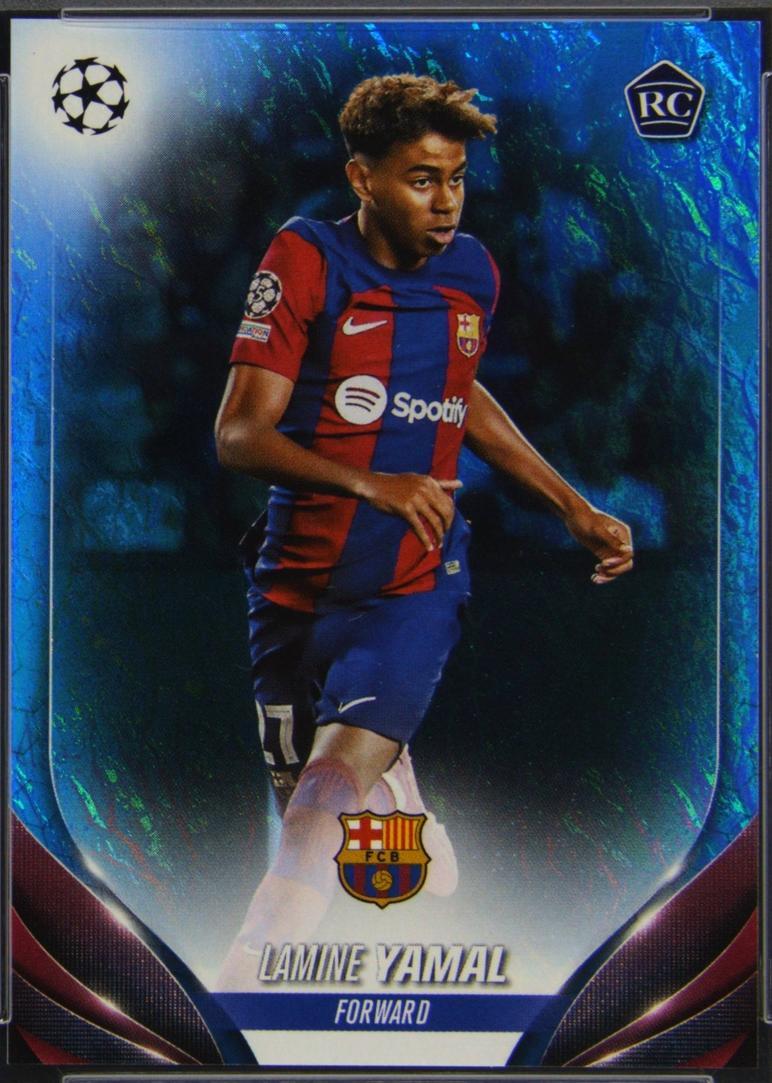 2023-24 Topps Uefa Club Competitions Jade Edition - Lamine Yamal #64 ...