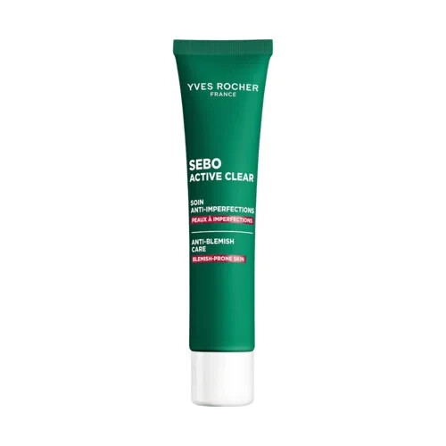 Yves Rocher Sebo Active Clear Light Anti-Blemish Moisturizing Cream 40 ...