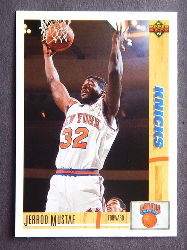 Jerrod Mustaf #284 Upper Deck 1991-92 Basketball Card (New York Knicks ...