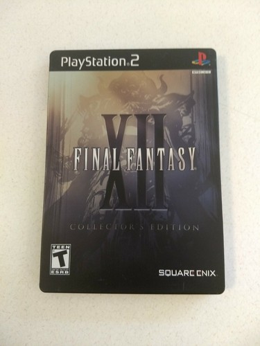 Final Fantasy XII 12 Collectors Edition PlayStation 2 PS2 Steel Book ...