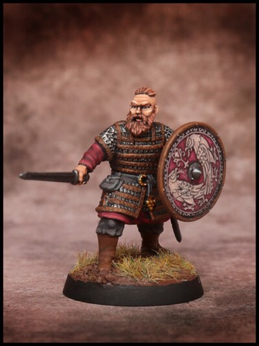 PAGAN RUS WARRIOR. Painted 28mm SAGA Dark Ages. | eBay