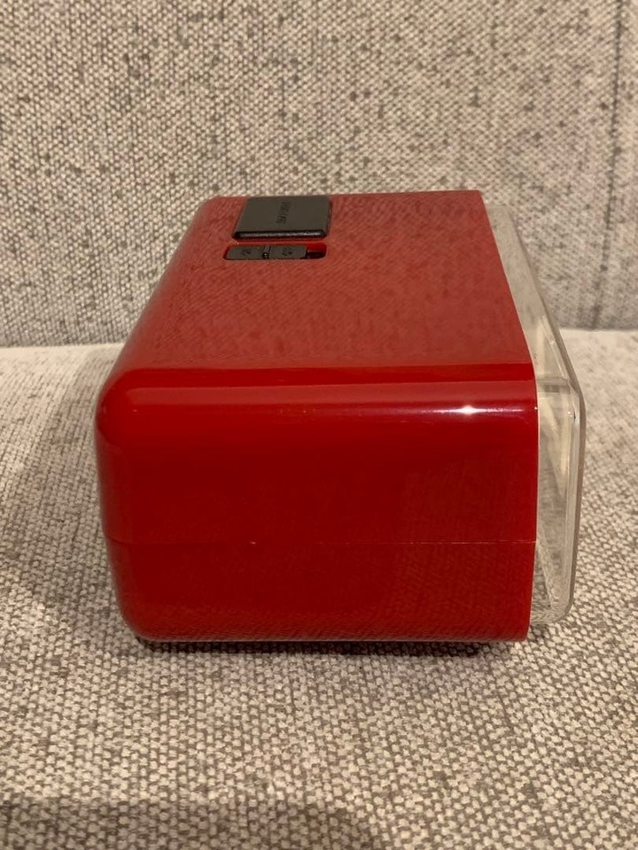 BRUNO LCD Retro Alarm Clock S BCR003 Red Radio Wave Clock Tested ...