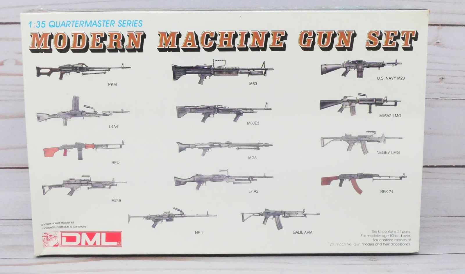 Dragon DML 3806, Modern Machine Gun Set Model Kit, 1/35 Scale Sealed | eBay