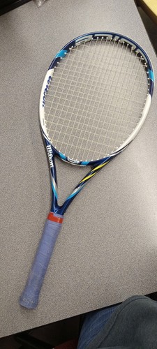 Wilson Juice 100 UL BLX Tennis Racquet 16x18, Amplifeel 360 4 inch Grip ...