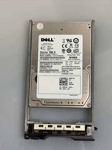 Seagate Savvio 10k.3 ST9146803SS 146GB SAS 2.5" Hard Drive P/N 9FJ066 ...